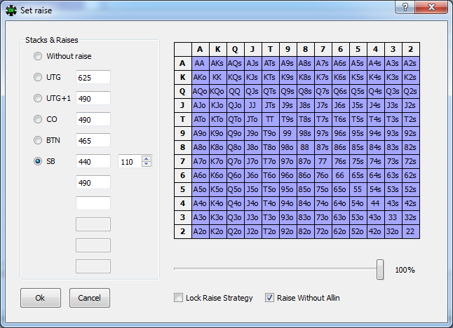 Simple Nash покерная программа-калькулятор для определения действия ...
